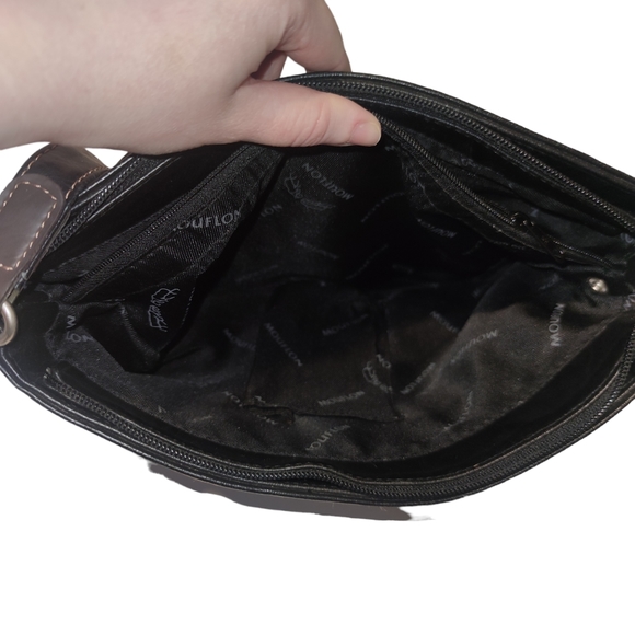 Mouflon | Bags | Vintage Mouflon Leather Crossbody Bag | Poshmark